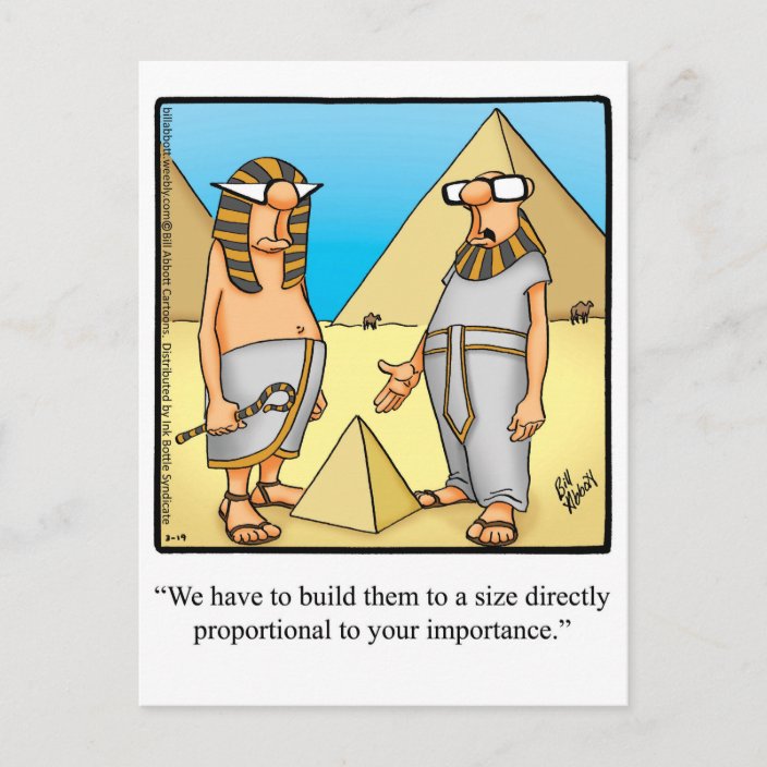 Funny Egyptian Humor Postcard | Zazzle.com