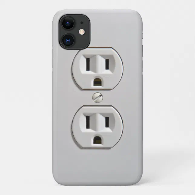 Funny Electrical Outlet Case-Mate iPhone Case | Zazzle