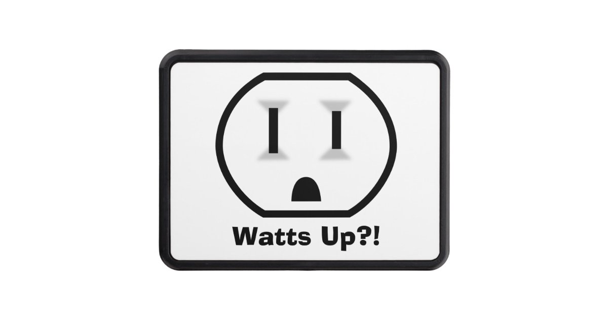 Funny Electrical Outlet Hitch Cover | Zazzle