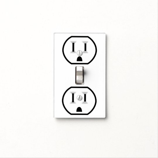 Funny Electrical Outlet Light Switch Cover | Zazzle.com