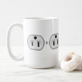 Funny Electrical Outlet Mug | Electrician Gift | Zazzle