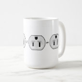 Funny Electrical Outlet Mug | Electrician Gift | Zazzle