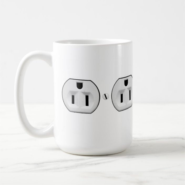 Funny Electrical Outlet Mug | Electrician Gift | Zazzle.com