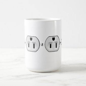 Funny Electrical Outlet Mug | Electrician Gift | Zazzle