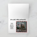 Funny Elephant Get Well Card, get well-ephant! Card | Zazzle