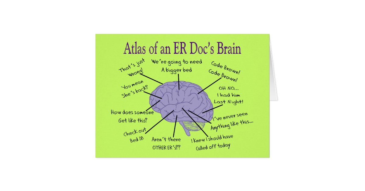 Funny ER Doctor Physician Gifts | Zazzle