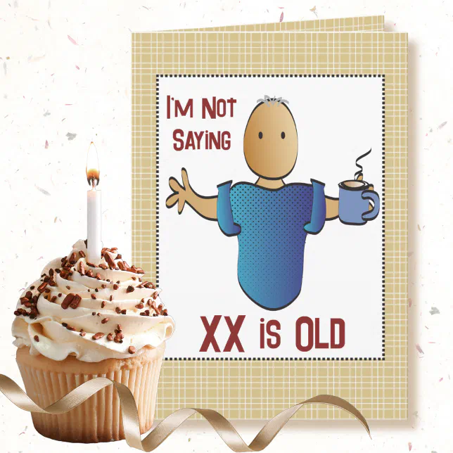 Funny Ethnic Male Cartoon Joke Birthday Card | Zazzle