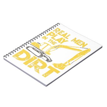 Funny Excavator Construction Notebook | Zazzle