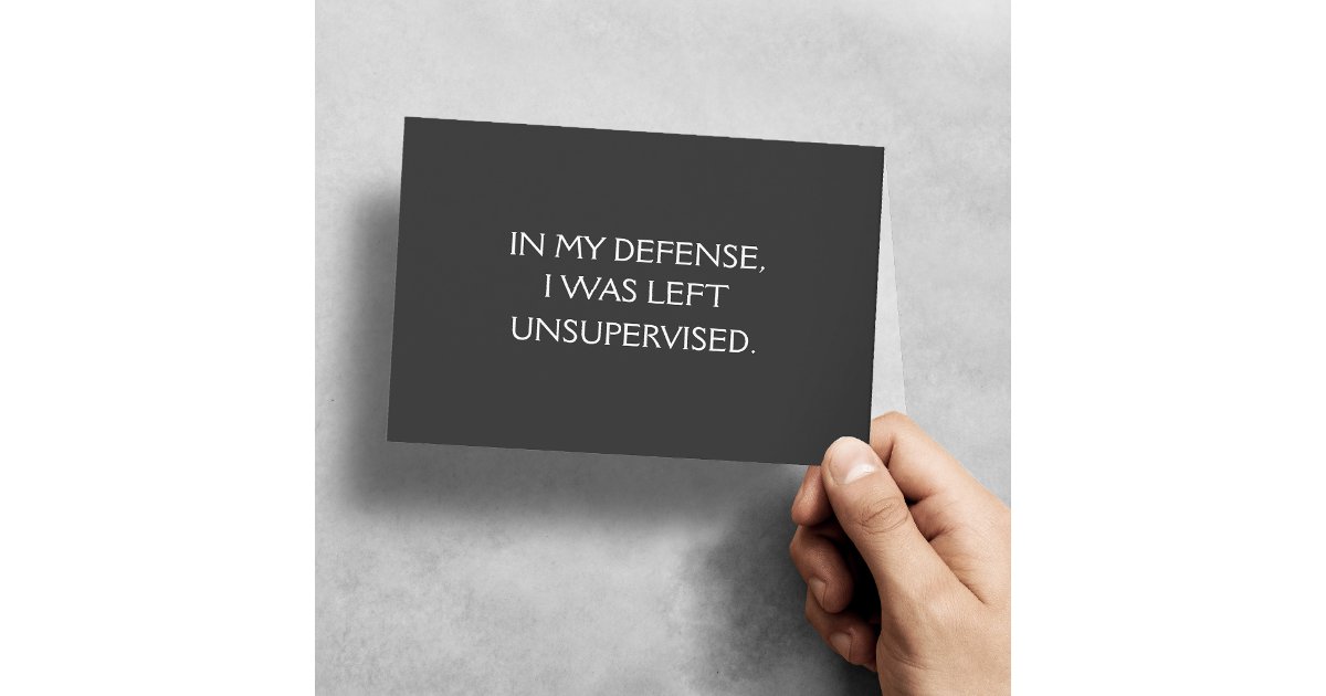 Funny Excuse I'm Sorry Card | Zazzle