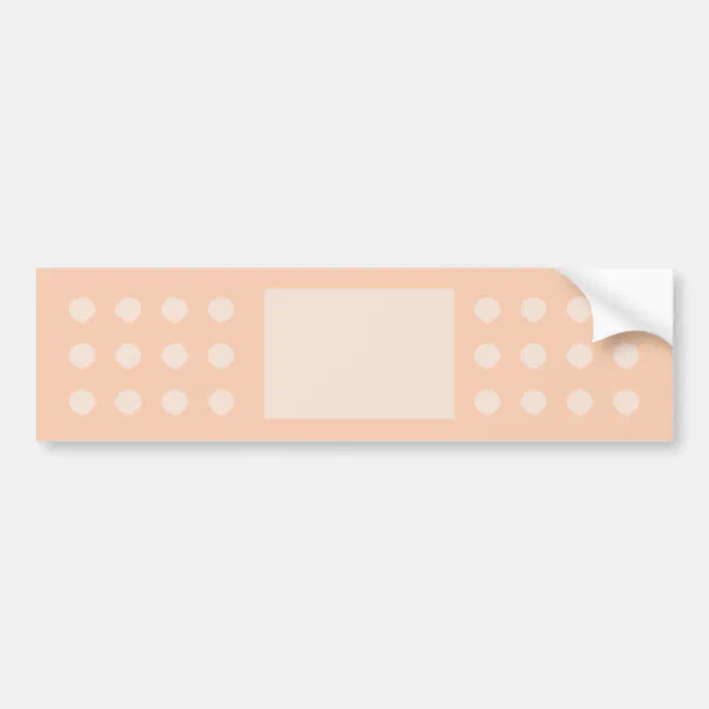 Funny Extra Large Bandage Bumper Sticker | Zazzle
