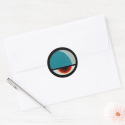 Funny Eye Classic Round Sticker | Zazzle