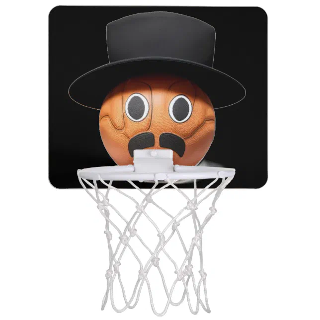 Funny Face Basketball Hoop | Zazzle