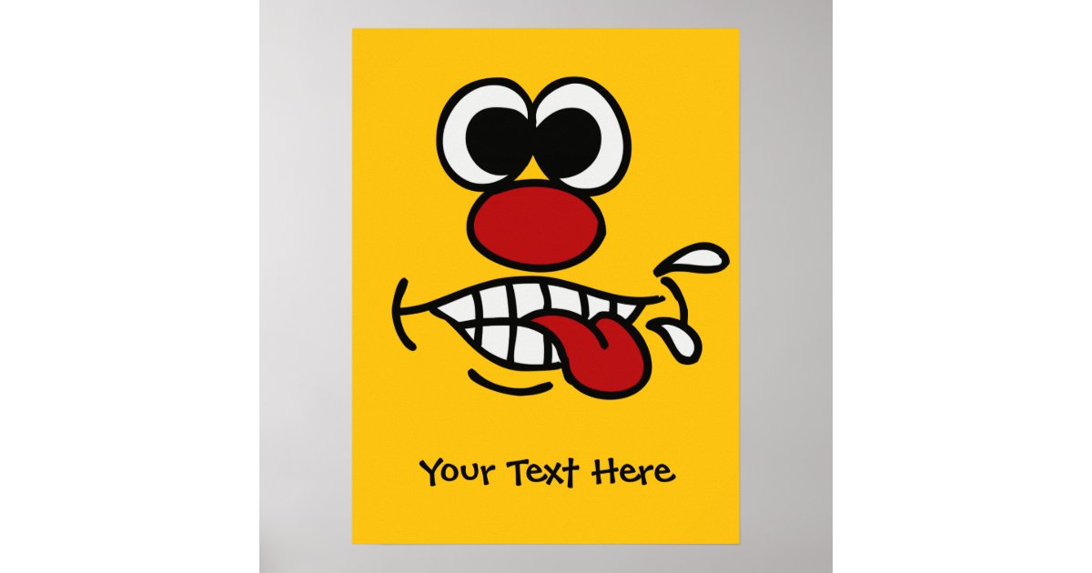 Funny Face custom poster | Zazzle