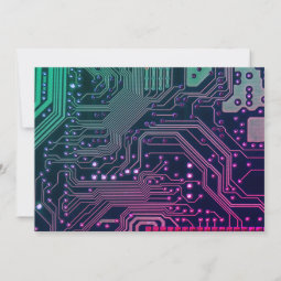 Funny Face Minimal Computer Science Grad Invite | Zazzle