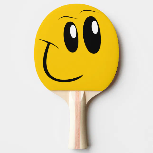 Funny Face Table Tennis Paddle | Zazzle