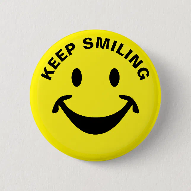 Funny face + your backg. & ideas button | Zazzle