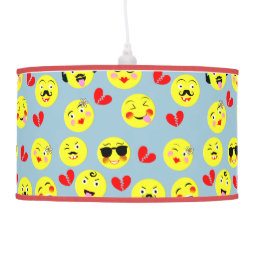 Funny Faces Emotional Cute Hanging Lamp | Zazzle