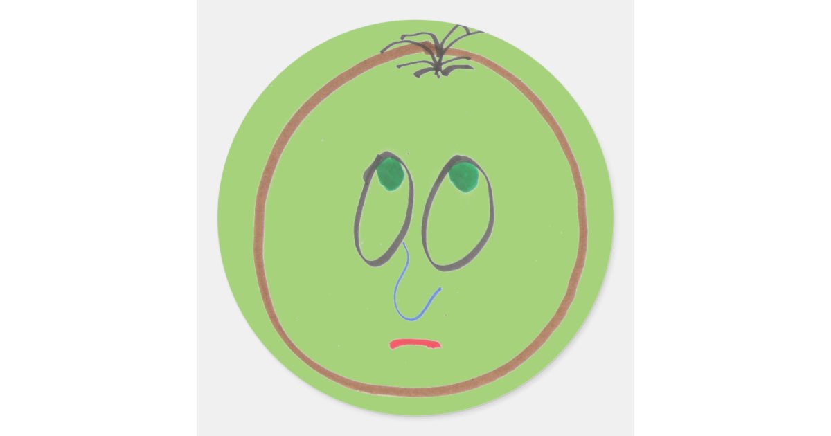 Funny Faces Sticker | Zazzle