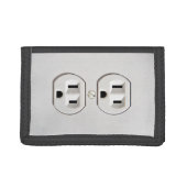 Funny Fake Electrical Outlet Flat Wallet | Zazzle