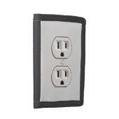 Funny Fake Electrical Outlet Flat Wallet | Zazzle