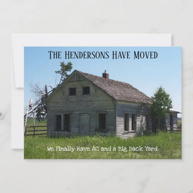 Funny Family Move Change of Address Postcard - | Zazzle