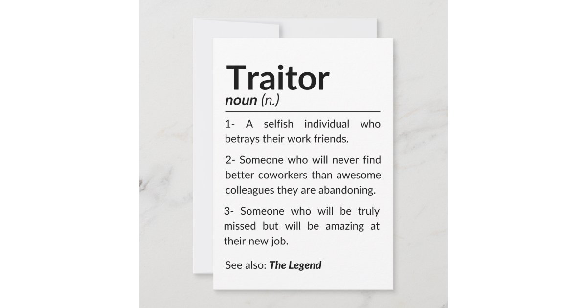 Funny farewell coworker, colleague leaving job invitation | Zazzle