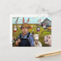 Funny Farm Postcard | Zazzle