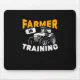 Funny Farm Tractor Farming Farmer In Training Mouse Pad | Zazzle