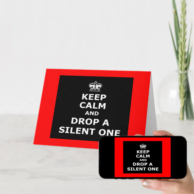 Funny fart card | Zazzle