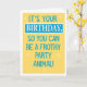 Funny Farty Sloth Birthday Card | Zazzle
