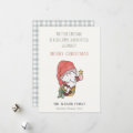 Funny Fat Happy Plentiful Santa Christmas Wishes Holiday Card | Zazzle