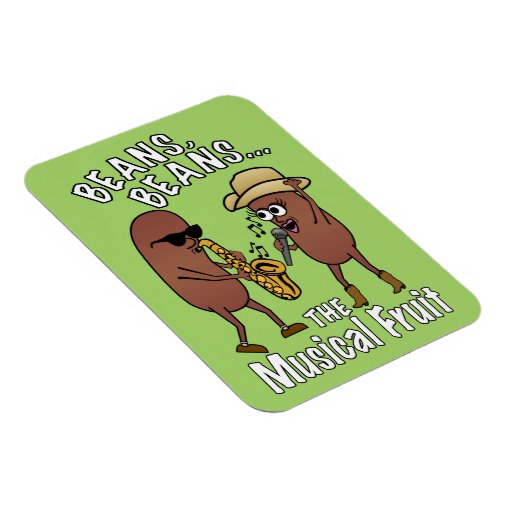 Funny Father's Day Bean Farting Joke Magnet | Zazzle