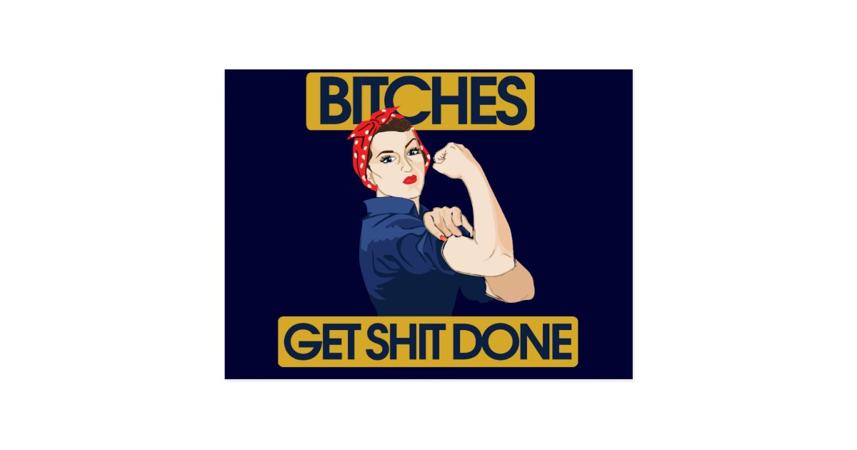 Funny feminist humor postcard | Zazzle.com