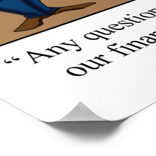 Funny Financial Incentive Program Poster | Zazzle