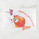 Funny Fish and Worm Love Romantic Trinket Tray | Zazzle