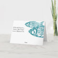Funny Fish Gratitude Greetings Thank You Cards | Zazzle
