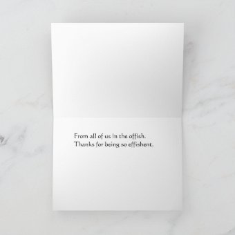 Funny Fish Gratitude Greetings Thank You Cards | Zazzle