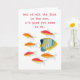 Funny fish in the sea Valentine’s Day Card | Zazzle