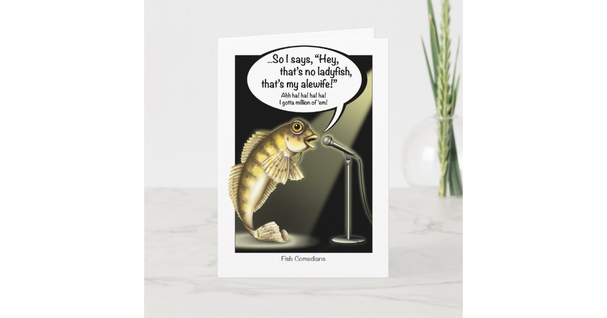 Funny Fishes Get Well Card | Zazzle.com