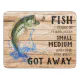 Funny Fishing Door Sign | Zazzle