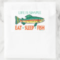 Funny Fishing Saying Rectangular Sticker | Zazzle