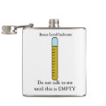 Funny Flask Booze Level | Zazzle