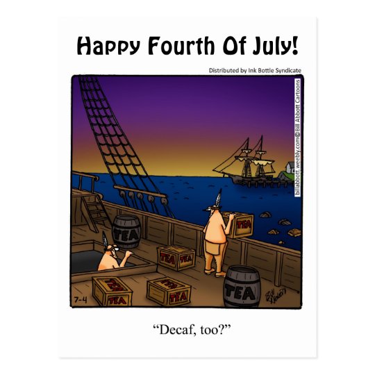Funny Fourth Of July Humor Postcard | Zazzle.com