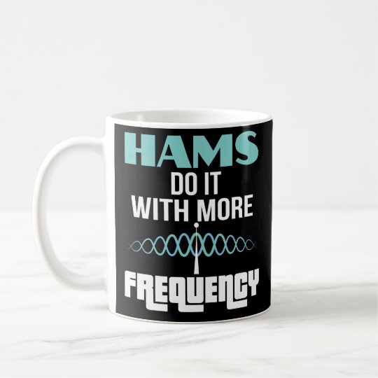 Funny Frequency Ham Radio Operator Coffee Mug Gift | Zazzle.com