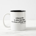 Funny Funeral Director Gifts Two-Tone Coffee Mug | Zazzle