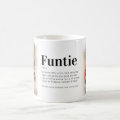 Funny Funtie Definition Auntie Photo Coffee Mug | Zazzle