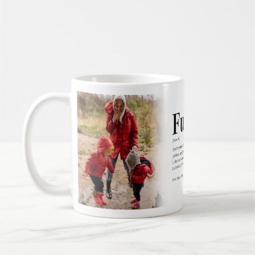 Funny Funtie Definition Auntie Photo Coffee Mug | Zazzle