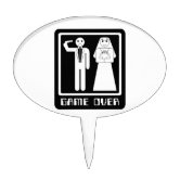Funny Wedding Cake Toppers Game Over