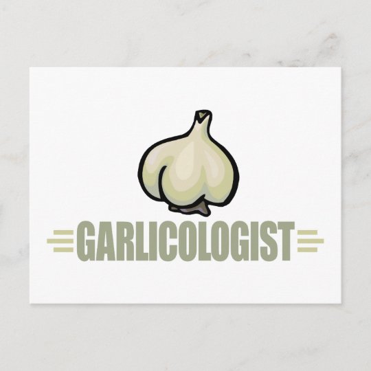 Funny Garlic Postcard | Zazzle.com