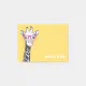 Funny Geek Giraffe Yellow Post-it Notes | Zazzle